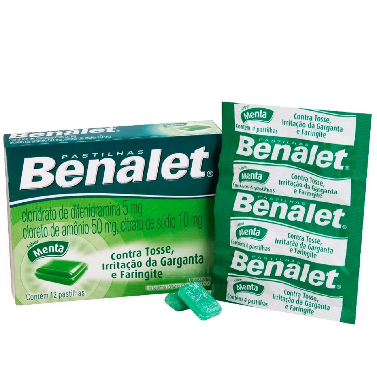 BENALET MENTA 12 PAST R JOHNSON . - Benalet Pastilhas Sabor Menta Com ...