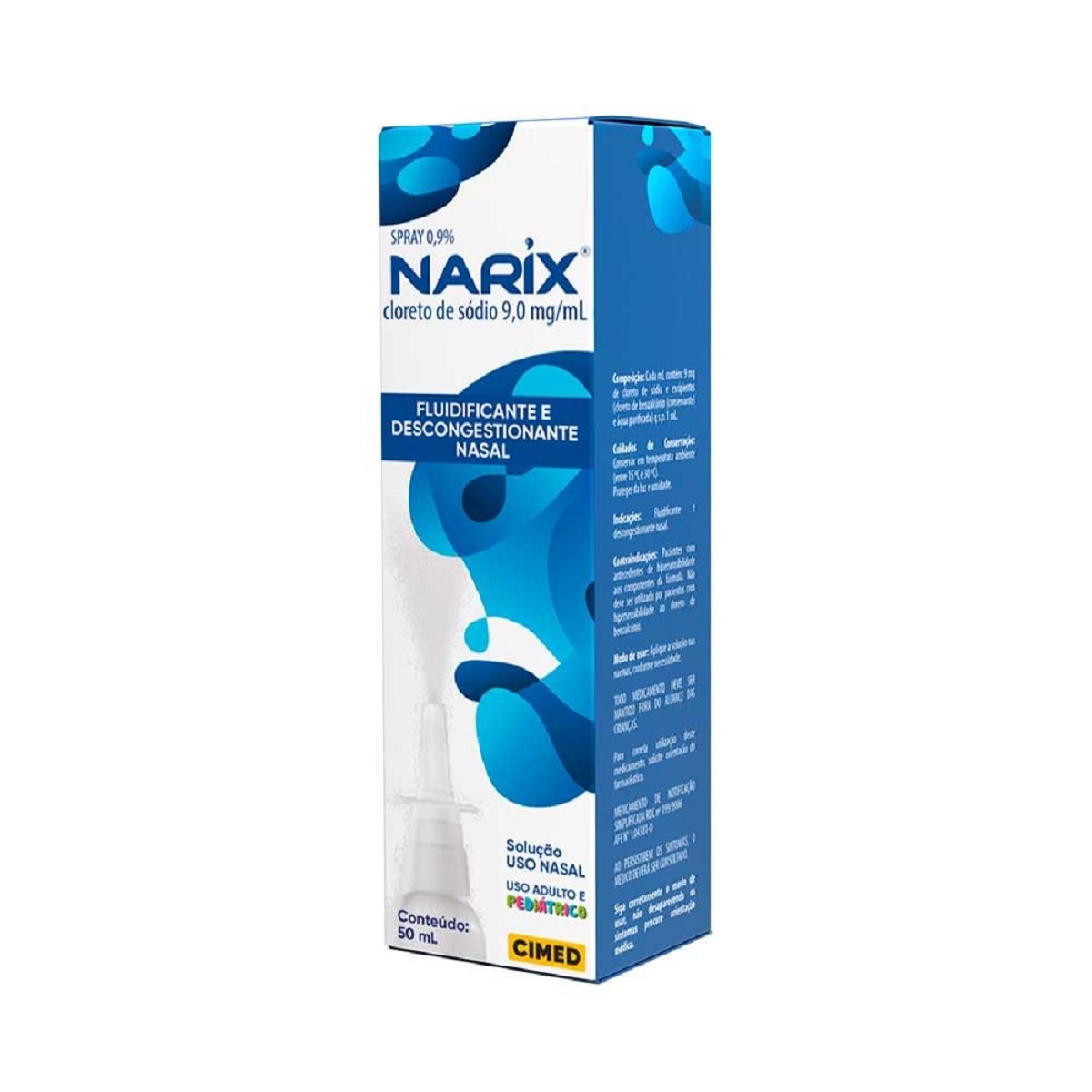 NARIX 9MG/ML SOL SPR FR 50 ML - Narix 9mg Descongestionante Spray 50ml ...
