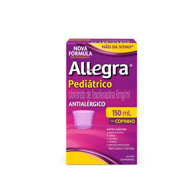 ALLEGRA PEDIATRICO SUS OR 150 ML R SANOFI . - Antialérgico Allegra ...