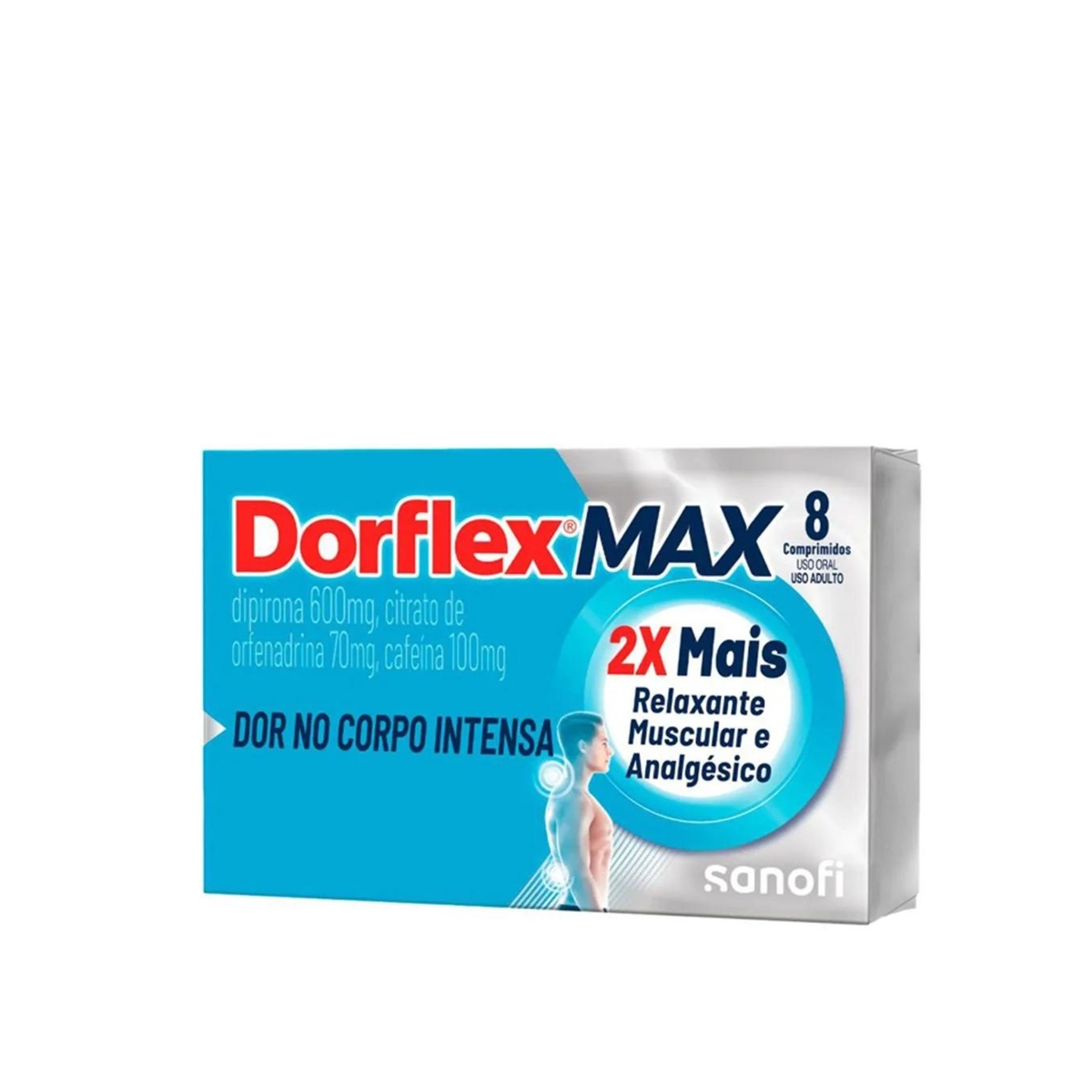 Dorflex Max Com 8 Comprimidos - Dorflex Max Com 8 Comprimidos - SANOFI ...