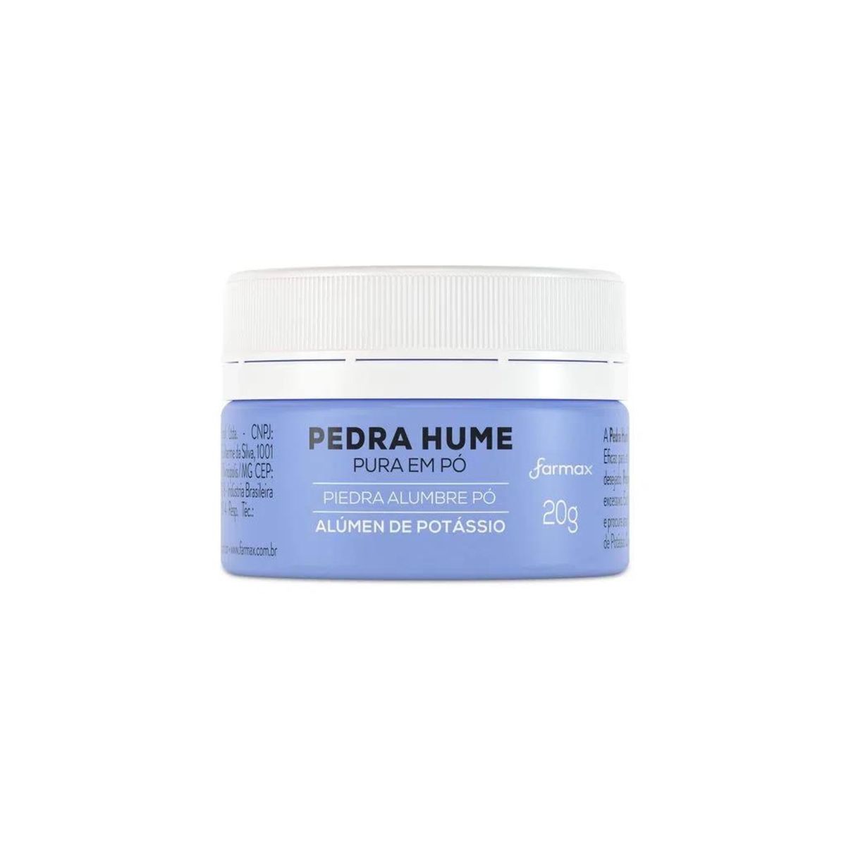 Pedra Hume Farmax 20g Em Pó - Pedra Hume Farmax 20g Em Pó - FARMAX