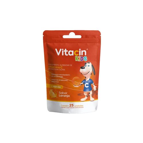Vitacin Kids Geolab Sabor Laranja 30mg com 25 Pastilhas Gomas - Vitacin ...
