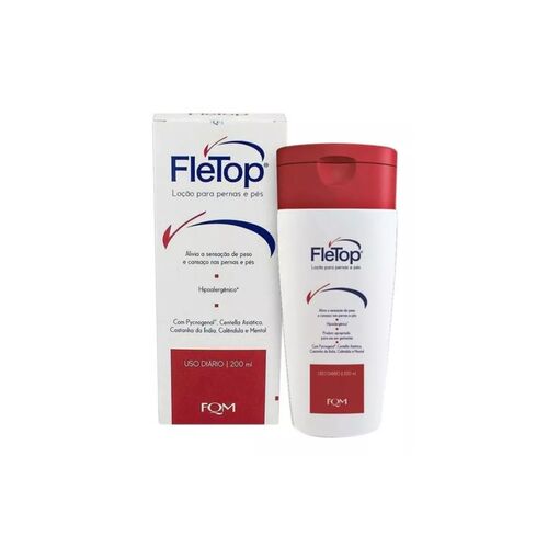 Loção Para Pernas E Pés Fletop Com 200ml - Loção Para Pernas E Pés ...