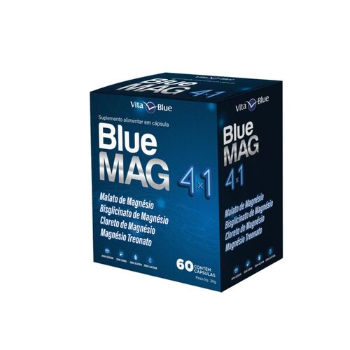 Blue Mag 4x1 Vita Blue Com 60 Cápsulas - Blue Mag 4x1 Vita Blue Com 60 ...