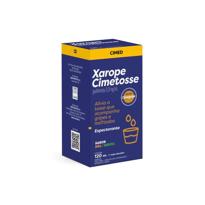 Cimetosse Xarope Cimed 30mg/5ml Com 120ml - Cimetosse Xarope Cimed 30mg ...
