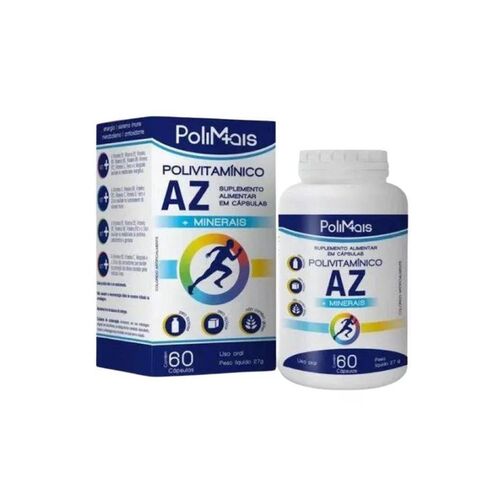 PoliMais Polivitamínico AZ 60 Cápsulas Nutriex - PoliMais ...
