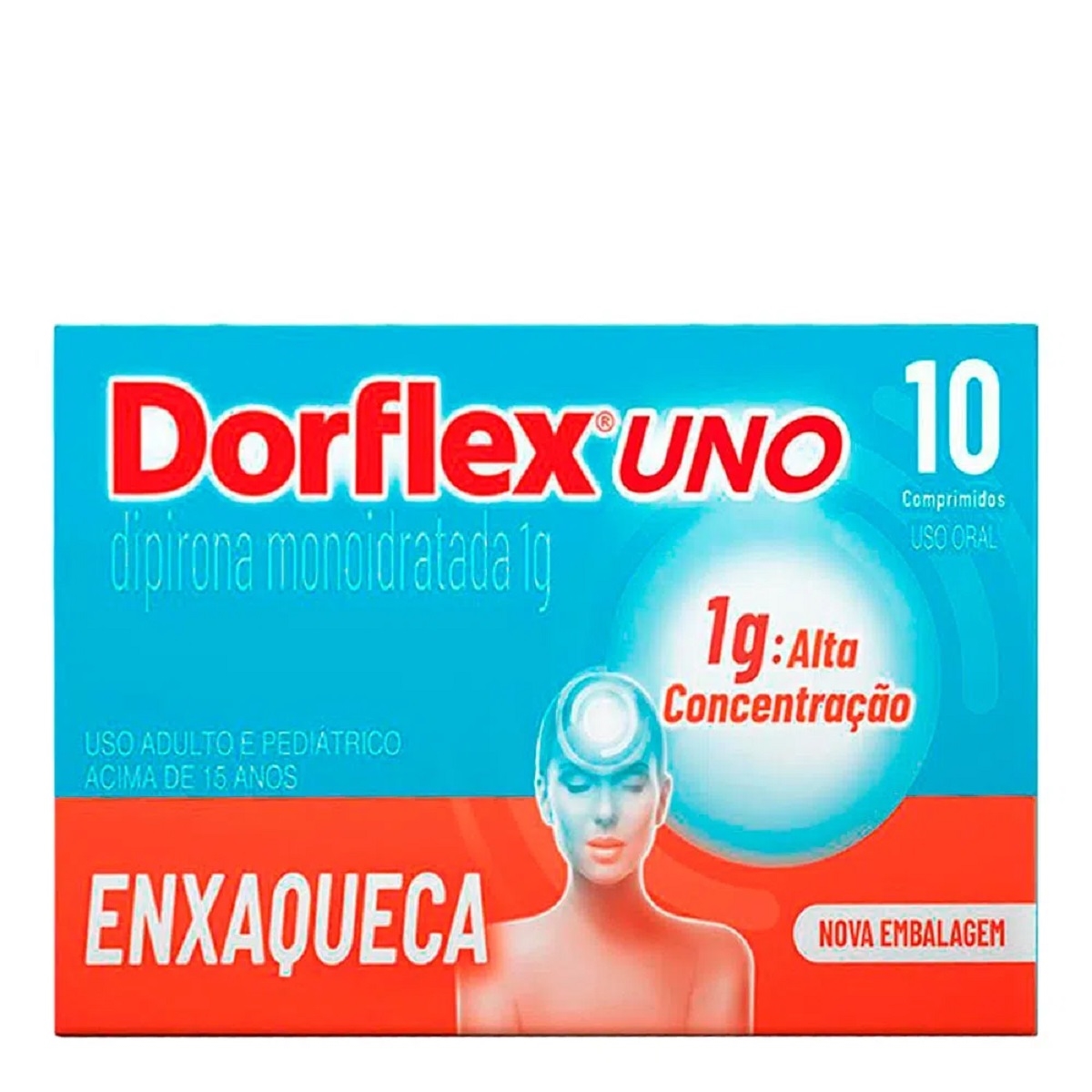 DORFLEX UNO 1GR 10CP S SANOFI . - Analgésico Dorflex Uno Enxaqueca 1g Com 10 Comprimidos ...