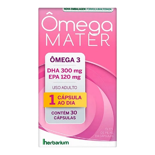 OMEGA MATER 30 CAPS-DEMAIS PROD - Ômega Mater 300mg DHA + 120mg EPA ...