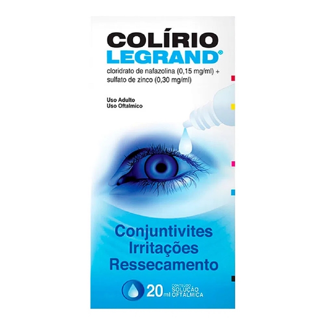 COLIRIO LEGRAND 20ML LEGRAND - Colírio Legrand com 20ml - LEGRAND