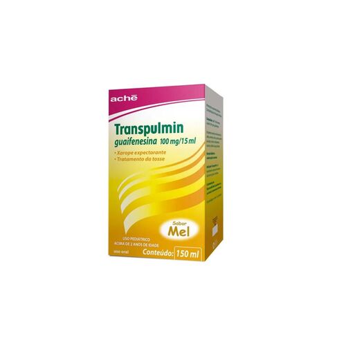 Transpulmin 100mg/15ml Xarope Pediatrico Com 150ml - Transpulmin 100mg ...