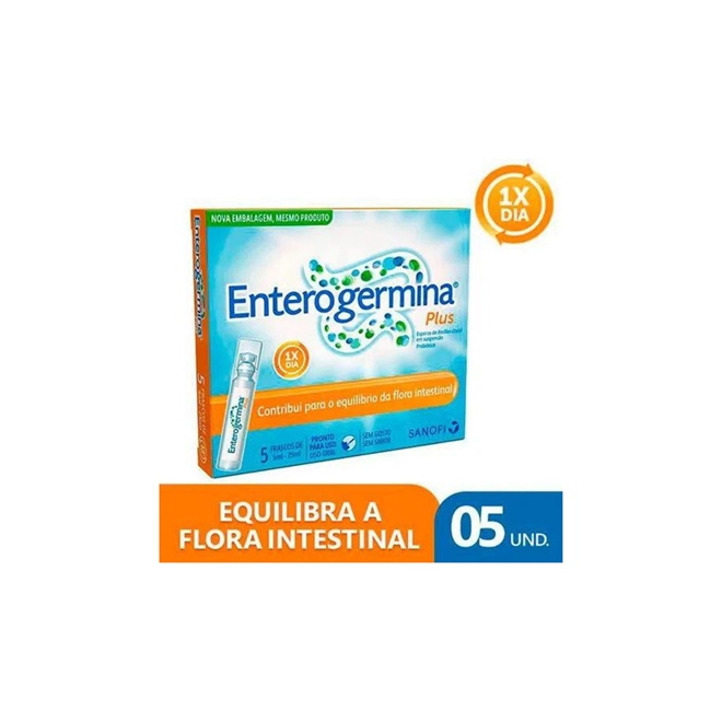 ENTEROGERMINA PLUS 4 BCFU/5 ML 5 FR A SANOFI . - Probiótico ...