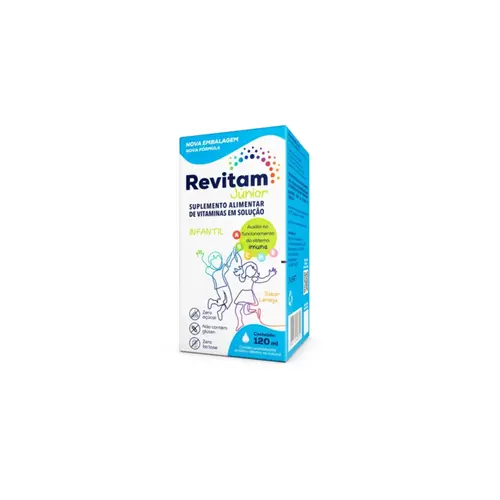 Polivitamínico Revitam Júnior Biolab Infantil 120ml + Dosador ...