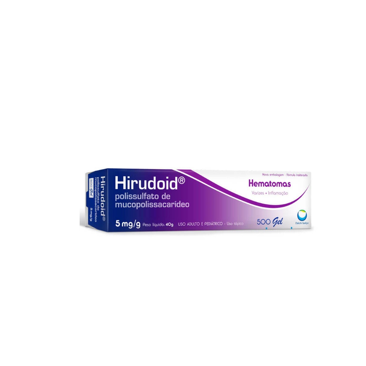 HIRUDOID 500MG GEL 40G - Hirudoid 5mg/g Gel Com 40g - DAIICHI SANKYO ...