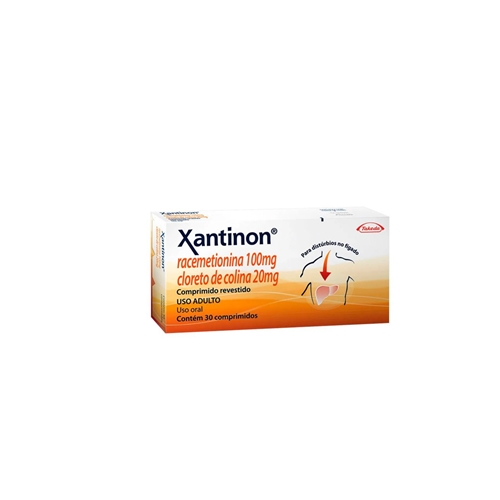 XANTINON 100MG+20MG COM 30 COMPRIMIDOS - Xantinon União Química Com 30 ...