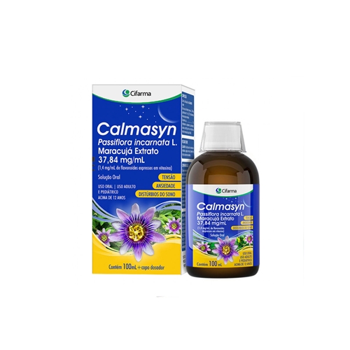 Calmasyn 37,84 mgml Solução Oral 100ML Cifarma - Calmasyn 37,84 mgml ...