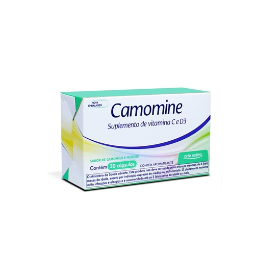 Camomine C Baby 20 Cápsulas Arte Nativa - Camomine C Baby 20 Cápsulas ...