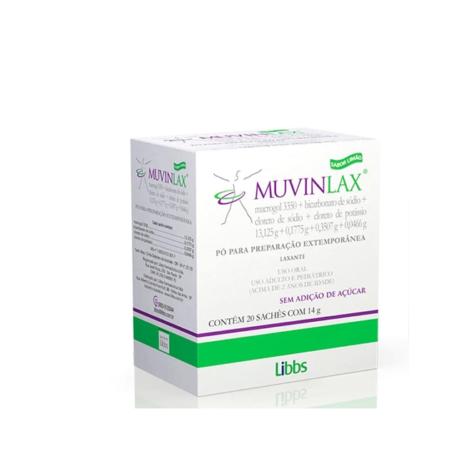 Laxante Muvinlax Limão 20 Sachês - Laxante Muvinlax Limão 20 Sachês ...