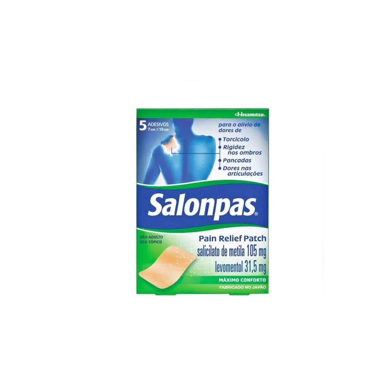 Salonpas Pain Relief Patch 5 unidades - Salonpas Pain Relief Patch 5 ...