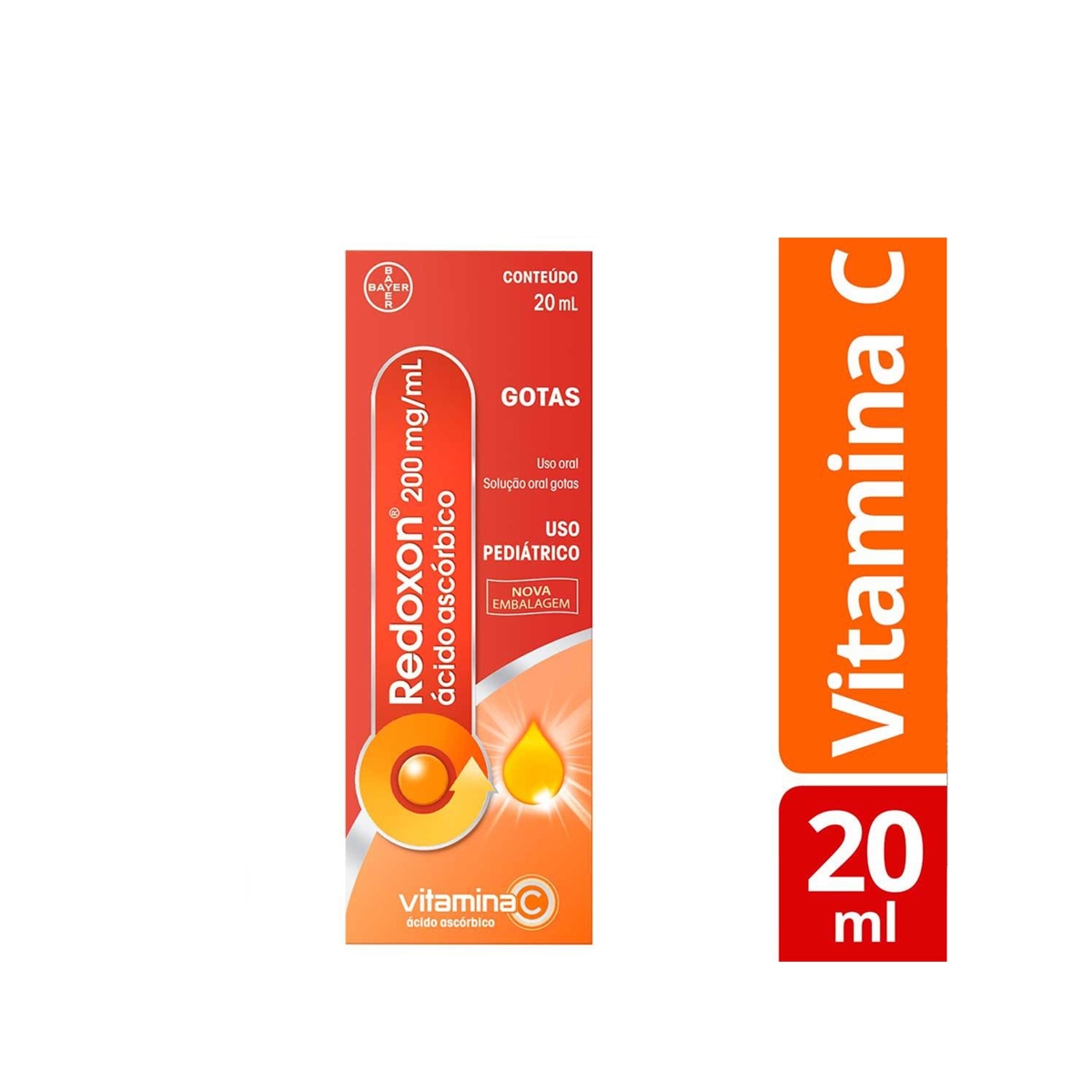 Vitamina C Redoxon Gotas de 200mg - Vitamina C Redoxon 200mg Gotas Com ...