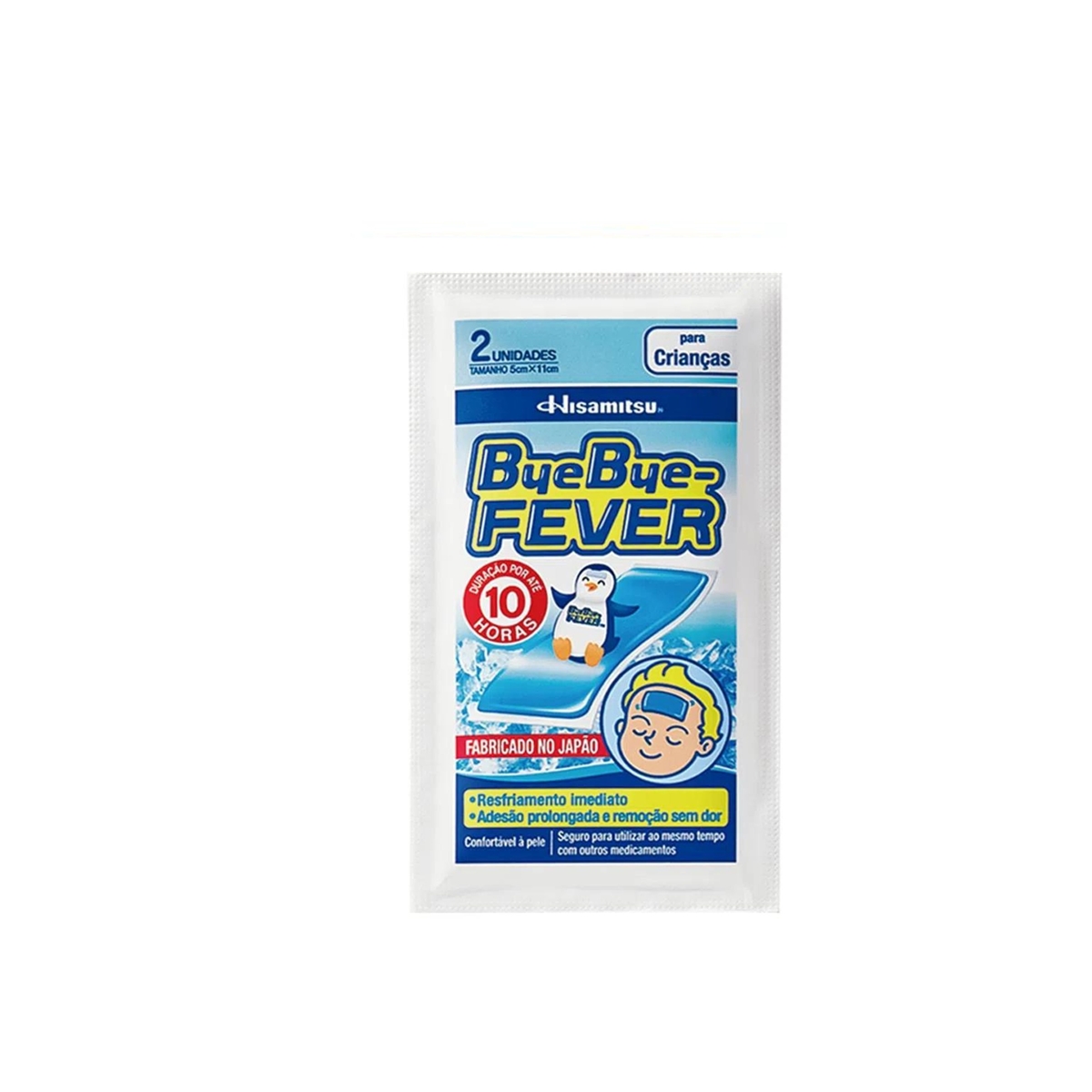 Adesivo para Alívio da Febre Hisamitsu Bye Bye Fever para Crianças 2 ...