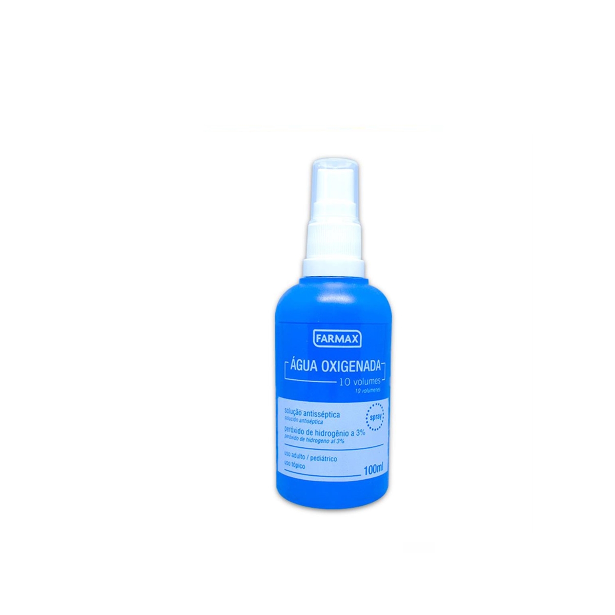 Água Oxigenada Spray Antisséptica vol10 100ml Farmax - Água Oxigenada ...