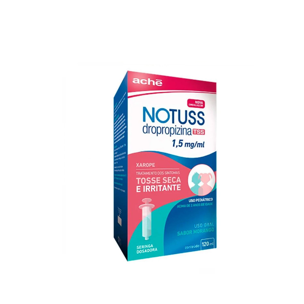 Notuss TSS 1,5mg/mL Aché Xarope 120ml - Notuss Xarope Infantil 1,5mg/ml ...