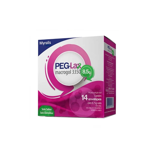 Laxante Peg-Lax 8,5g Sem Sabor 14 Envelopes - Laxante Peg-Lax 8,5g Sem ...