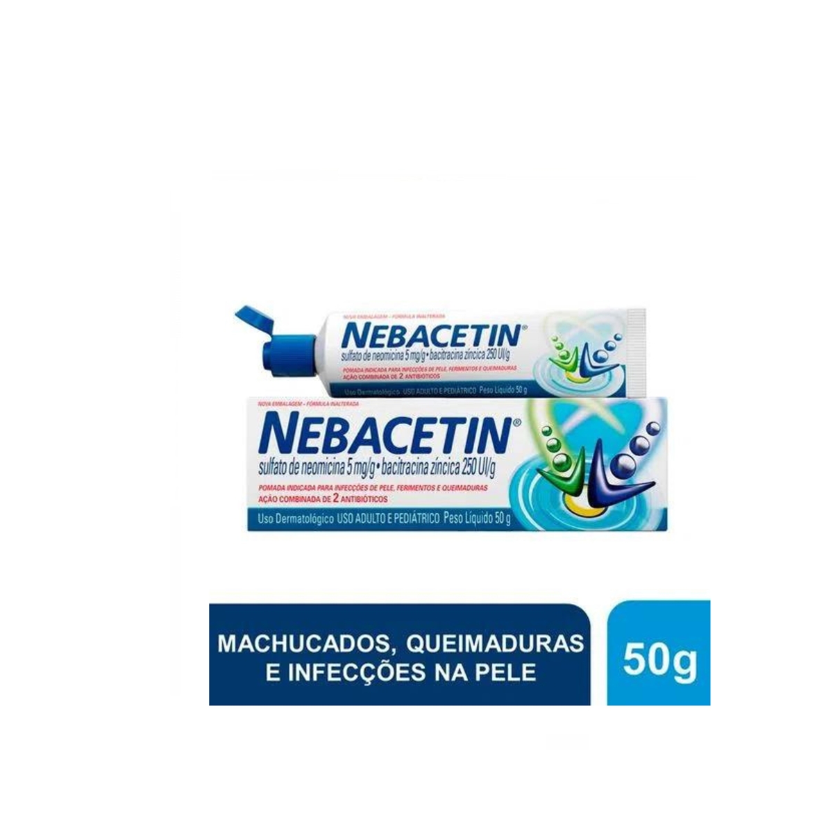 Nebacetin Takeda Pomada 50g - Nebacetin Pomada Com 50g - TAKEDA PHARMA LTDA