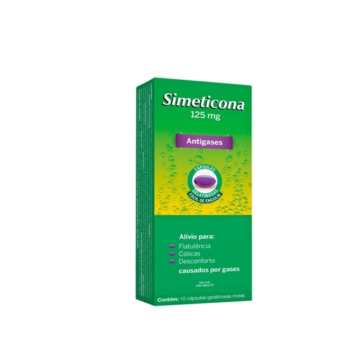 Simeticona 125mg 10 cápsulas Cimed Genérico - Simeticona 125mg Cimed ...