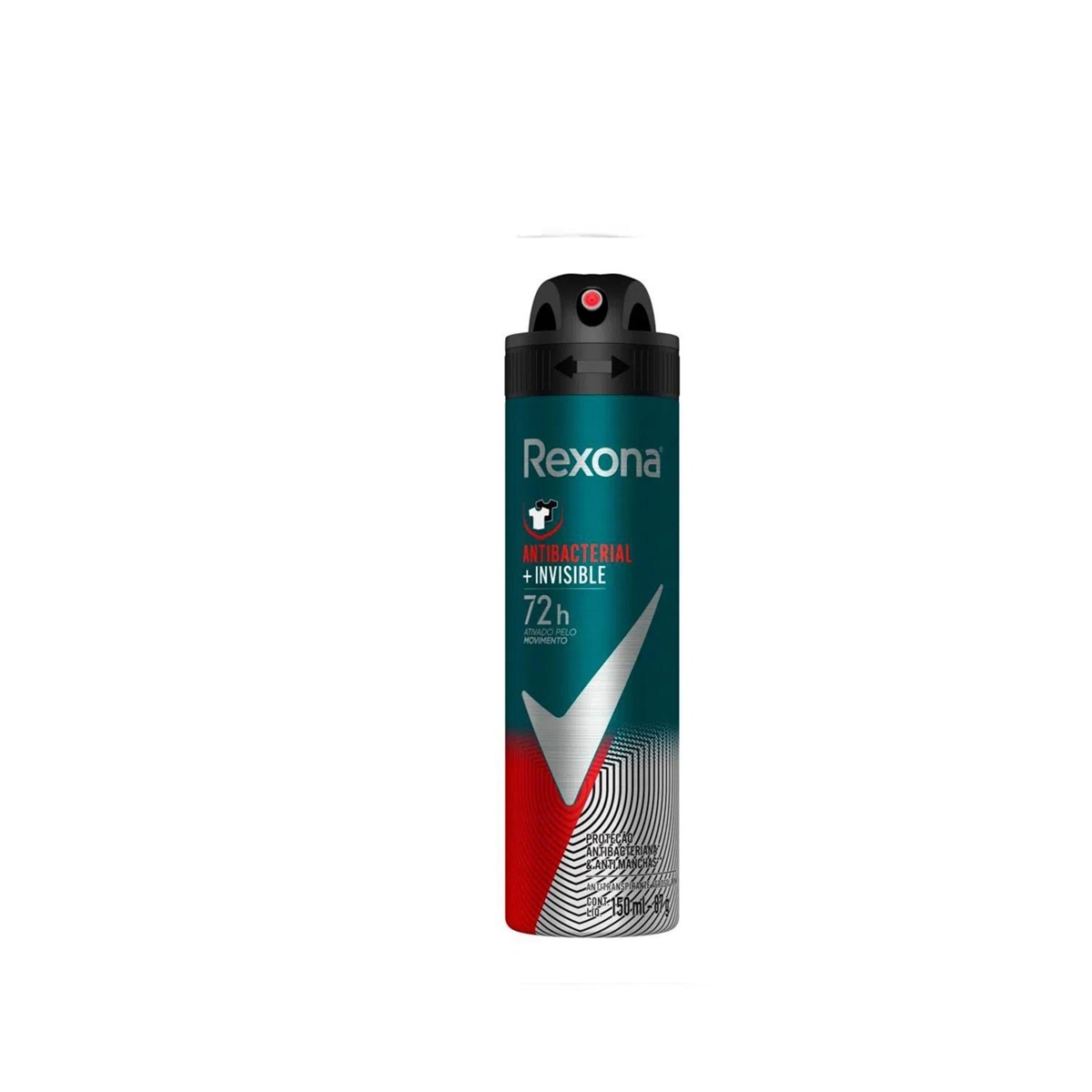 Desodorante Rexona Men Invisible Aerosol Antitranspirante com 150ml ...