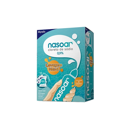 Nasoar 0,9% Descongestionante 30 Envelopes + Lavador Nasal 240ml ...