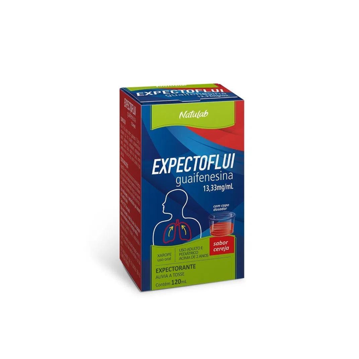 Expectoflui Xarope Sabor Cereja 13,33mg/ml 120ml - Expectoflui Xarope ...
