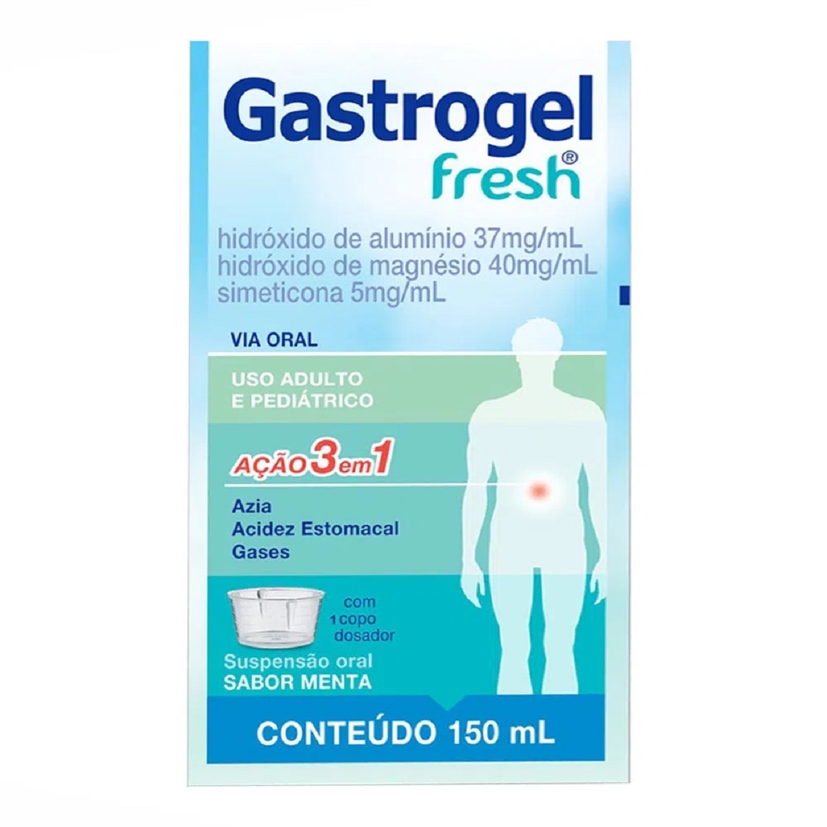 GastroGel Fresh Medquímica 150ml - GastroGel Fresh Medquímica Com 150ml ...