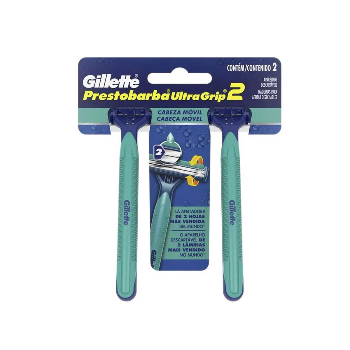 Gillette Prestobarba Ultragrip Barbeador Descartável com 2U - Gillette ...