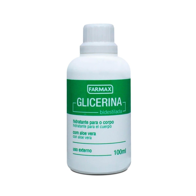 Glicerina Bidestilada Com Aloe Vera Farmax 100ml - Glicerina ...
