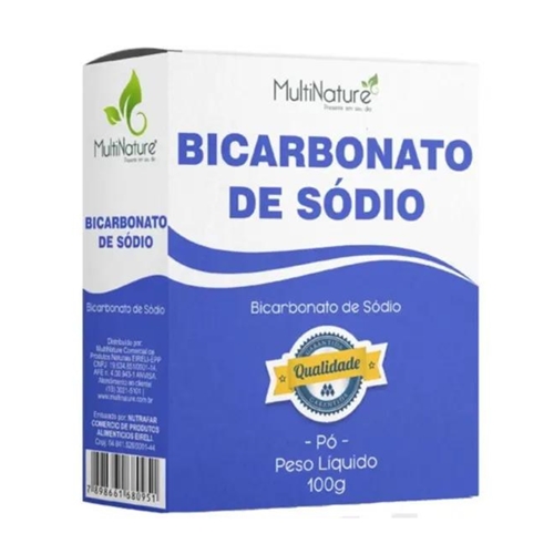 Bicarbonato de Sódio Multinature 100g - Bicarbonato de Sódio Multinature 100g - MULTI NATURE COM ...