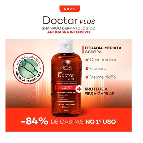 Shampoo Darrow Doctar Plus Anticaspa Intensivo 120ml - Shampoo Darrow ...