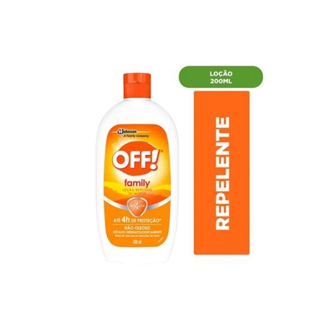 Repelente de Insetos Off! Family Loção com 200ml - Repelente de Insetos ...