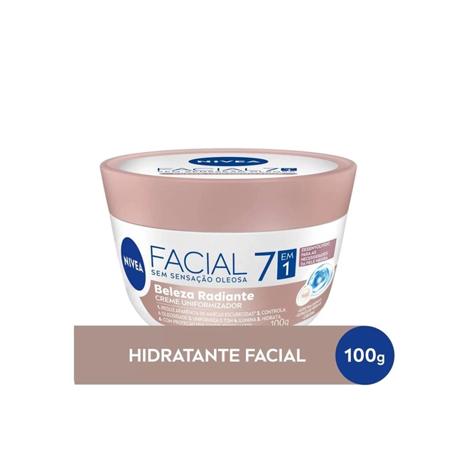 Creme Facial Nívea Beleza Radiante Pele Negra 100g - Creme Facial Nívea ...