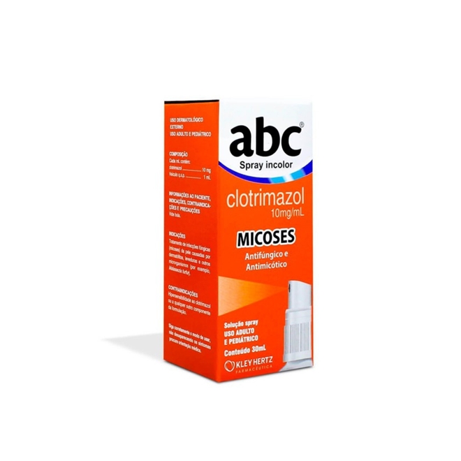 ABC Clotrimazol Spray Hertz 30ml - ABC Clotrimazol Spray Hertz 30ml ...