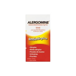 Alergomine 0,4MG/ML Solução Oral 120ML - Cimed - Alergomine Maleato de ...