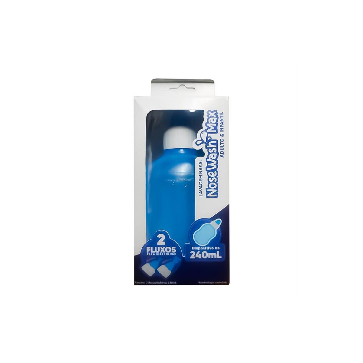 Dispositivo Lavagem Nasal Nosewash Max 240ml Adulto/Infantil - Dispositivo Lavagem Nasal ...