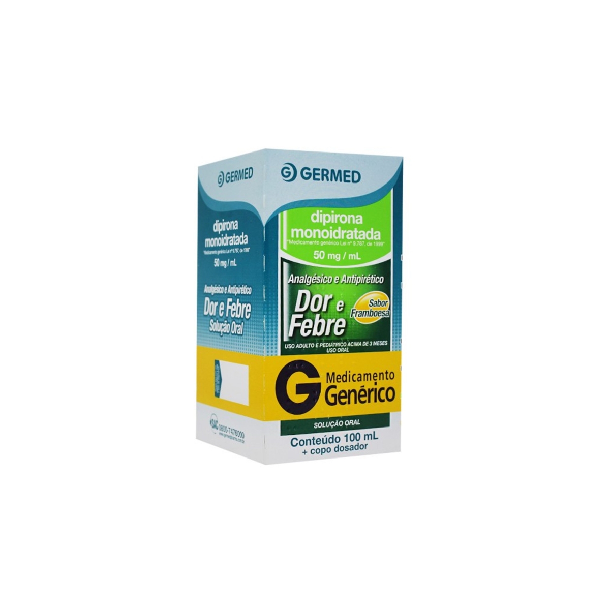Dipirona Sódica Solução 50mg/ml Genérico Germed 100ml - Dipirona Sódica ...