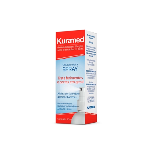 Kuramed Solução Tópica Spray com 50ml - Kuramed Solução Tópica Spray ...