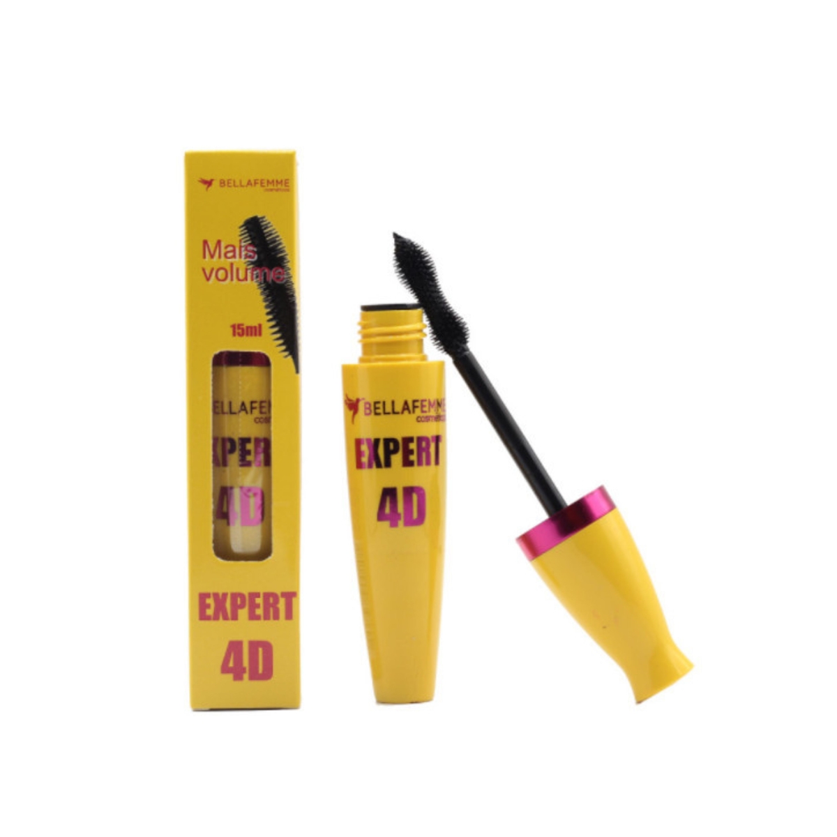 Máscara de Cílios Rímel Mais Volume Expert 4D Bella Femme - Máscara de Cílios Rímel Mais Volume ...