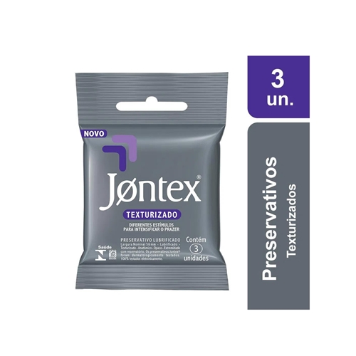 Preservativo Jontex Texturizado 3 Unidades - Preservativo Jontex ...