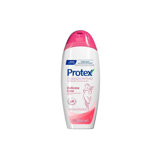 Sabonete Íntimo Líquido Protex Cuidado Íntimo Delicate Care 200ml ...