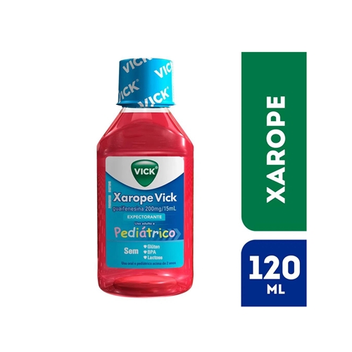 Xarope Vick Pediátrico 120ml - Xarope Vick Pediátrico Com 120ml ...