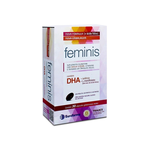 Polivitamínico Feminis Eurofarma 30 Cápsulas - Polivitamínico Feminis ...