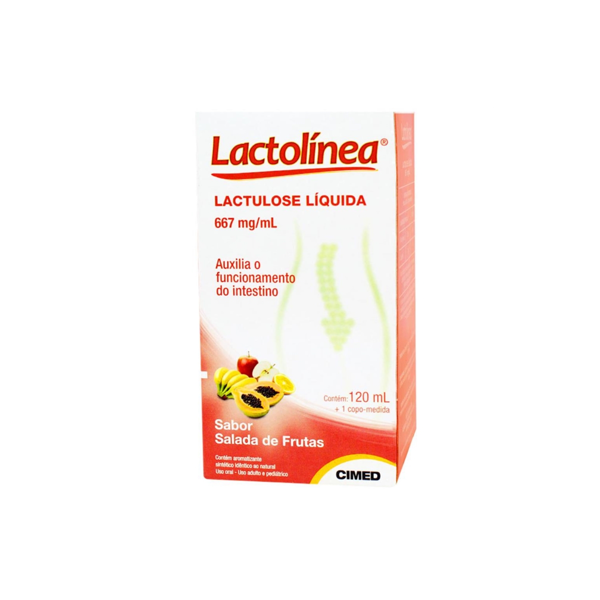 Lactolínea Sabor Salada de Frutas 120ml - Lactolínea Sabor Salada de ...